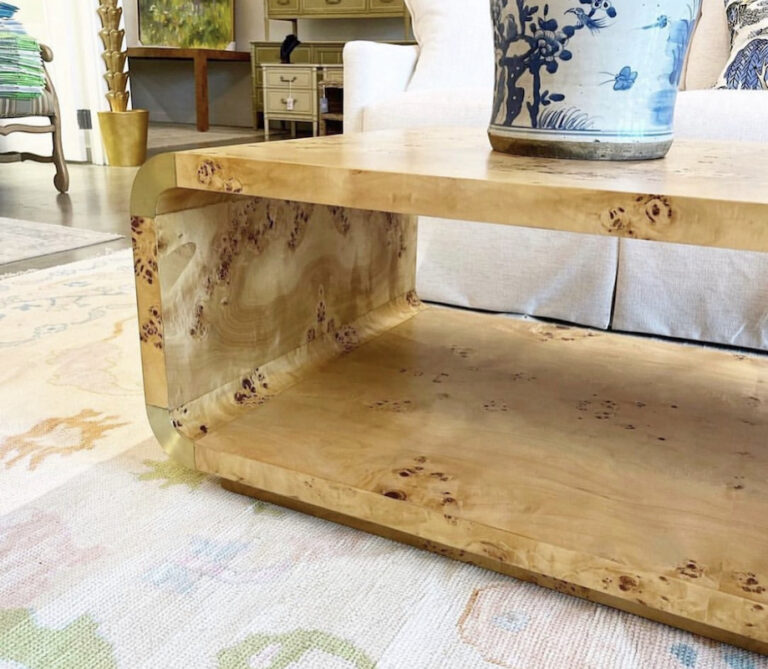 NEW | Large Burl-Wood Coffee Table | Ready to Ship! – Poppy's of Macon
