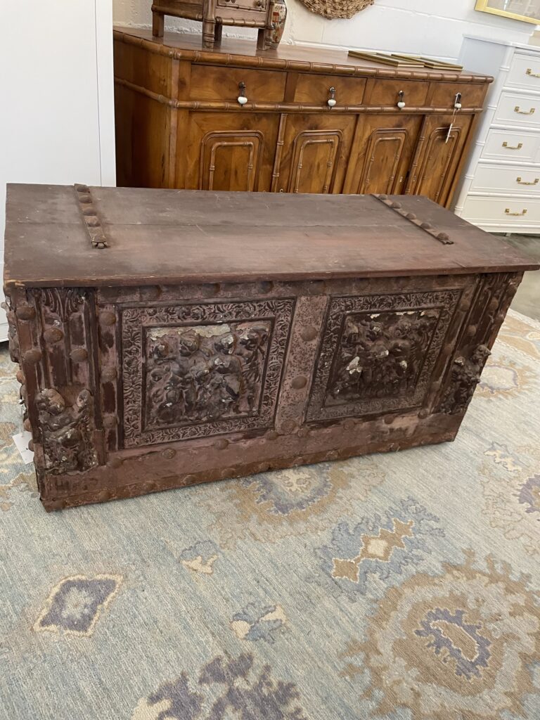 Vintage Ornate French Trunk – Poppy's of Macon