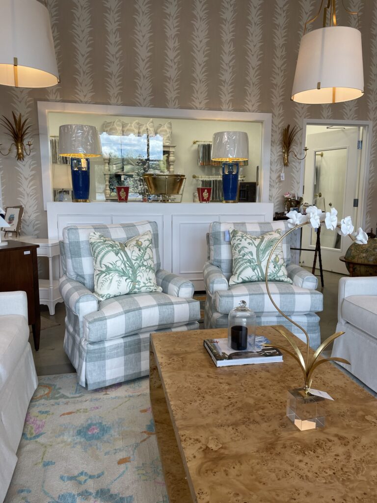 SLIPCOVER set of Buffalo check pattern – Poppy's of Macon