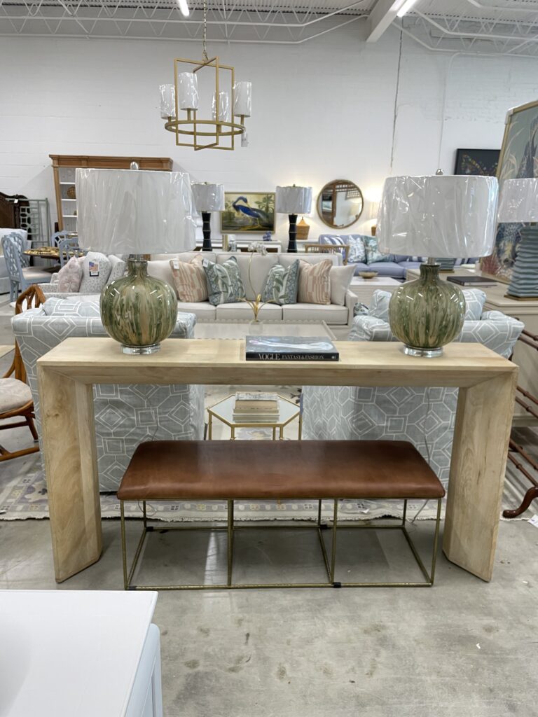 PRE ORDER – 2-4 weeks New handmade wooden waterfall console table ...