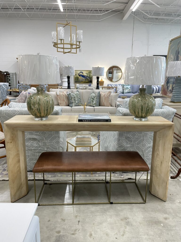 PRE ORDER – 2-4 weeks New handmade wooden waterfall console table ...