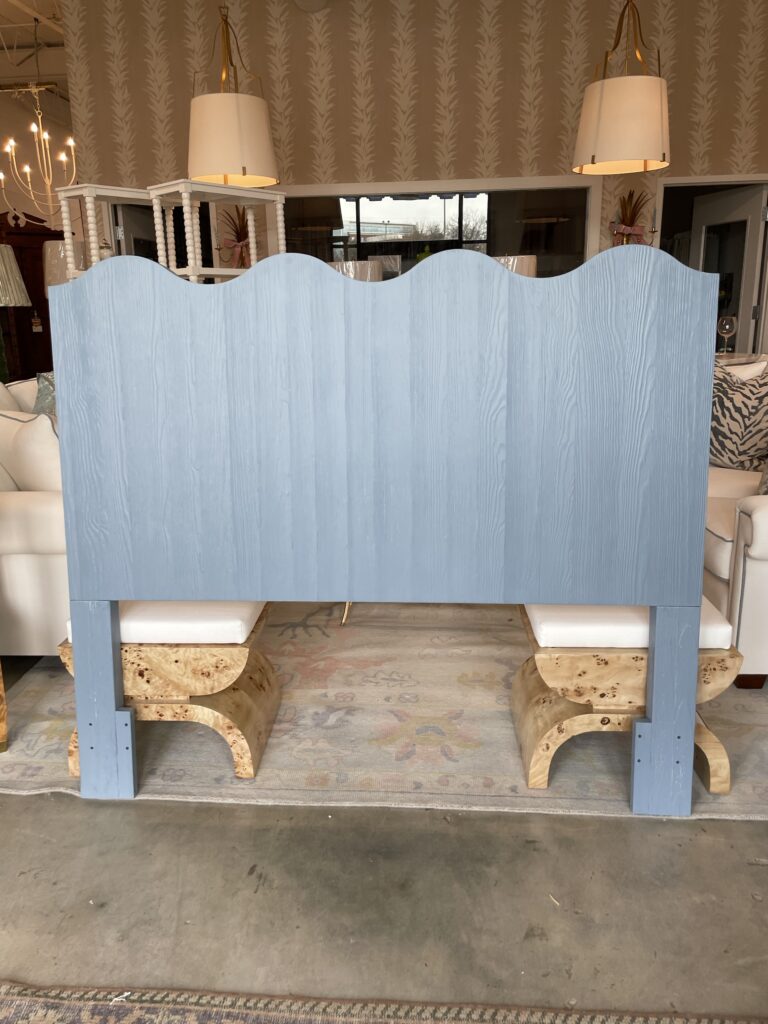 Queen Ride The Wave Wavy Headboard | Blue – Poppy's of Macon
