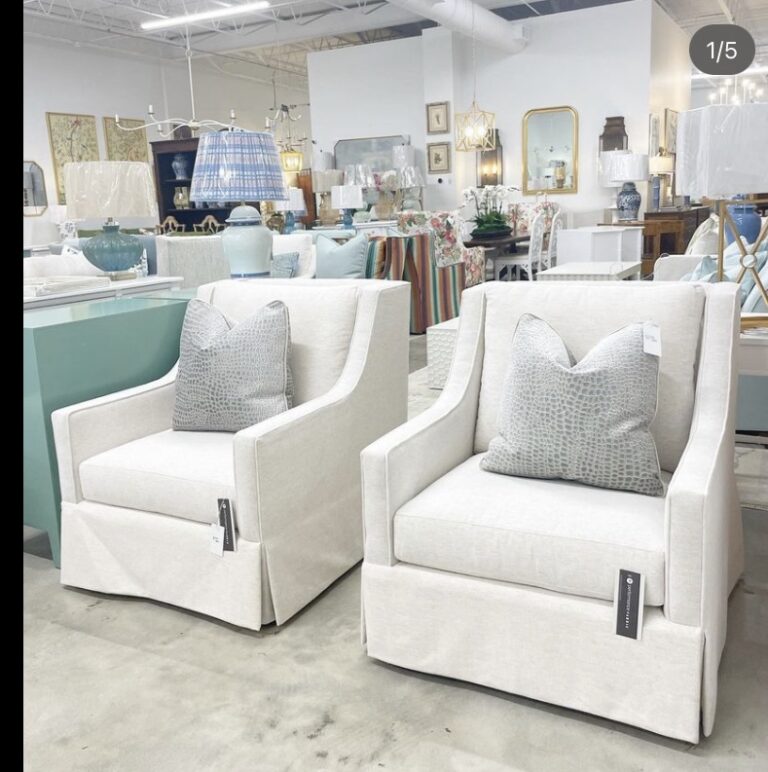 Swivel – chair set in performance fabric – crypton nomad snow $1450 ...