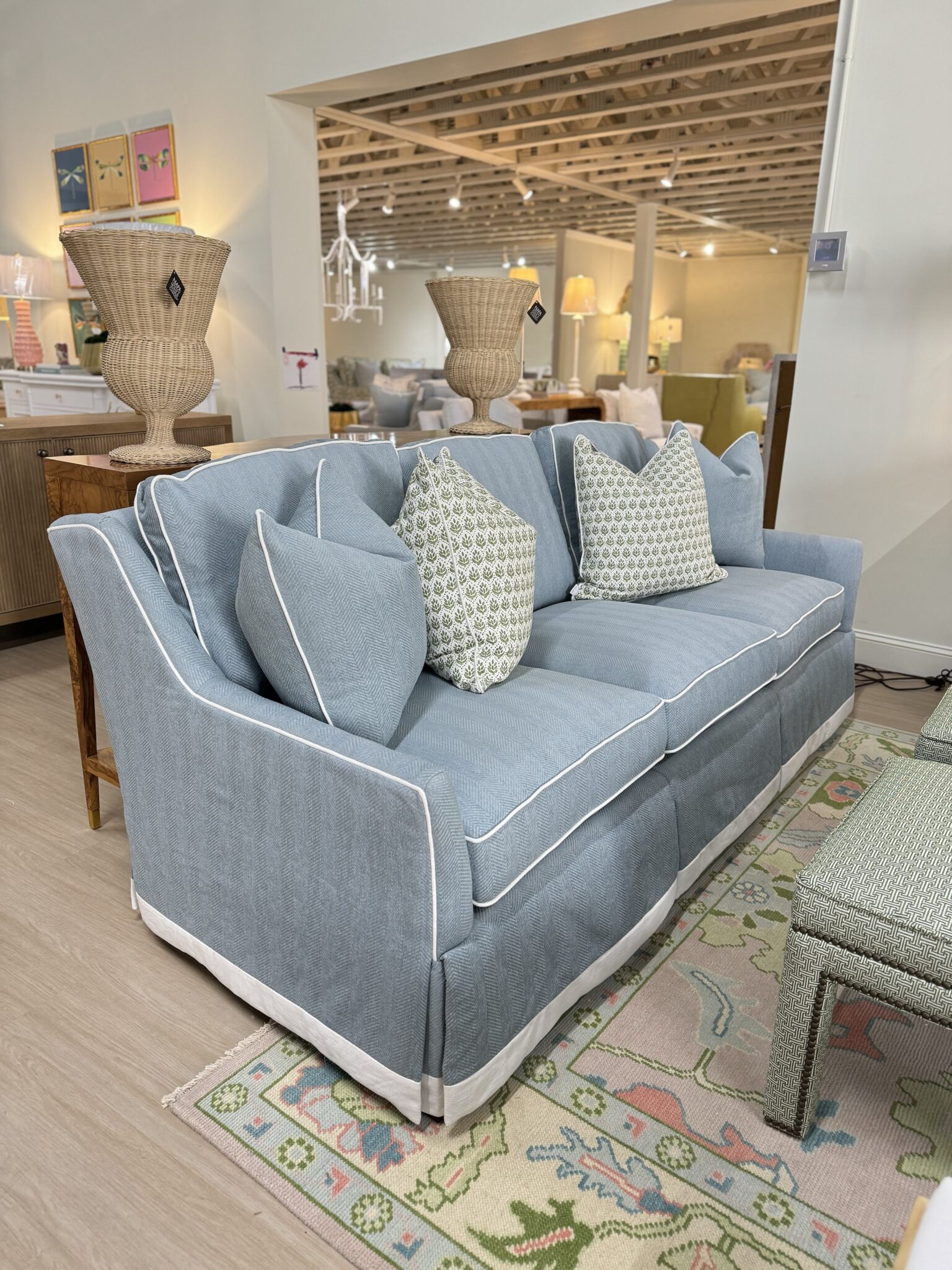 Massoud Everly sofa 3 over 3 in inside out performance fabric justify ...